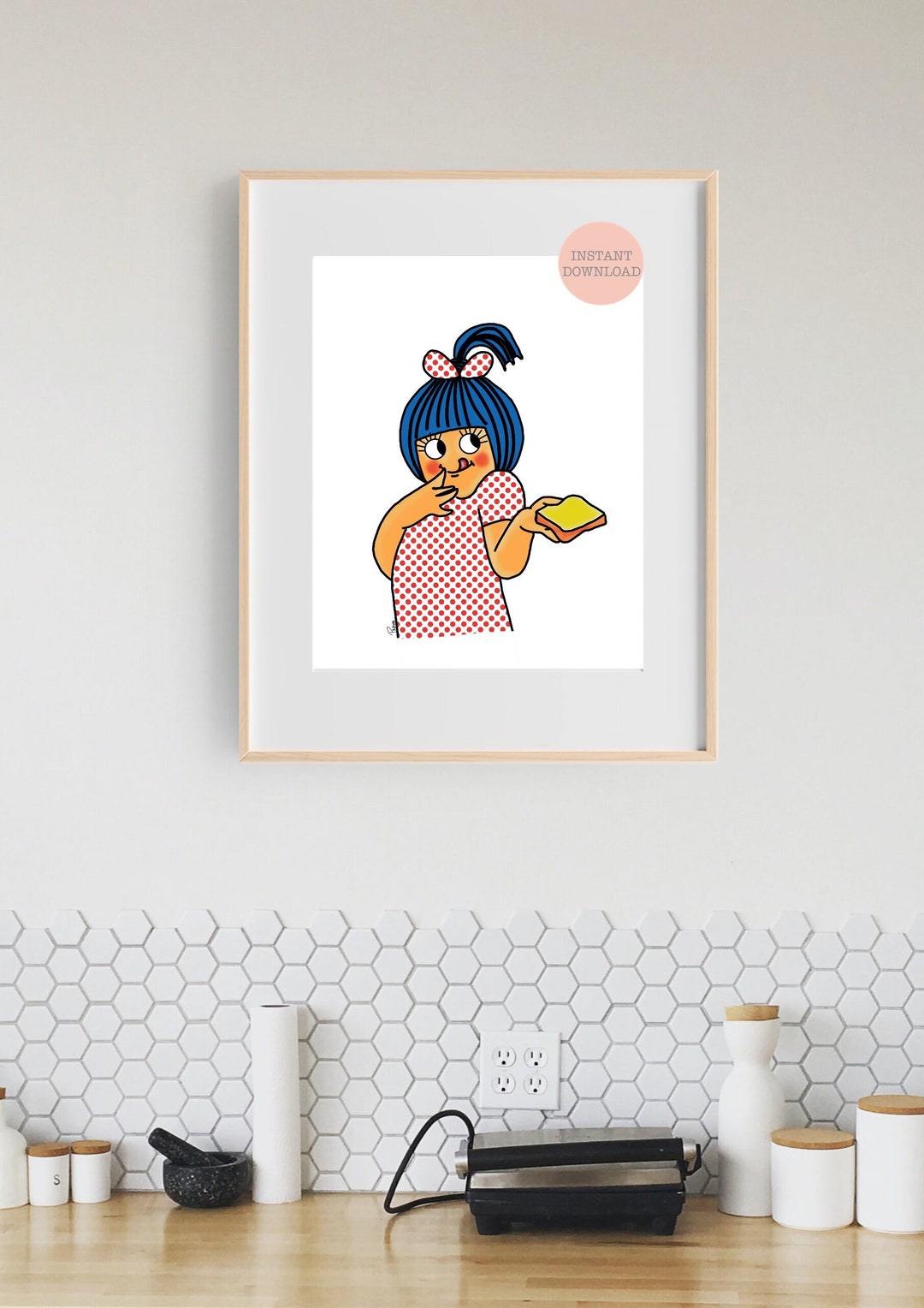 Indian Amul Butter Modern Printable Wall Art | Desi Nostalgia Art Print ...