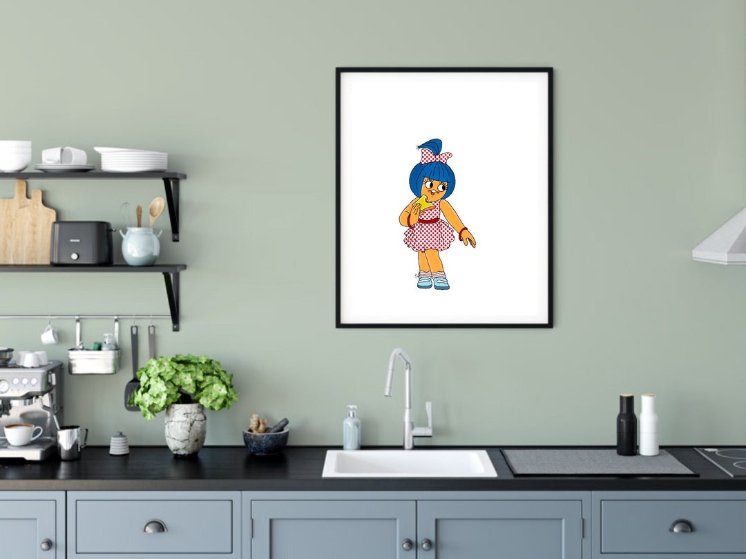 Indian Amul Butter Art Print: Desi Nostalgia, Minimal Home Decor ...