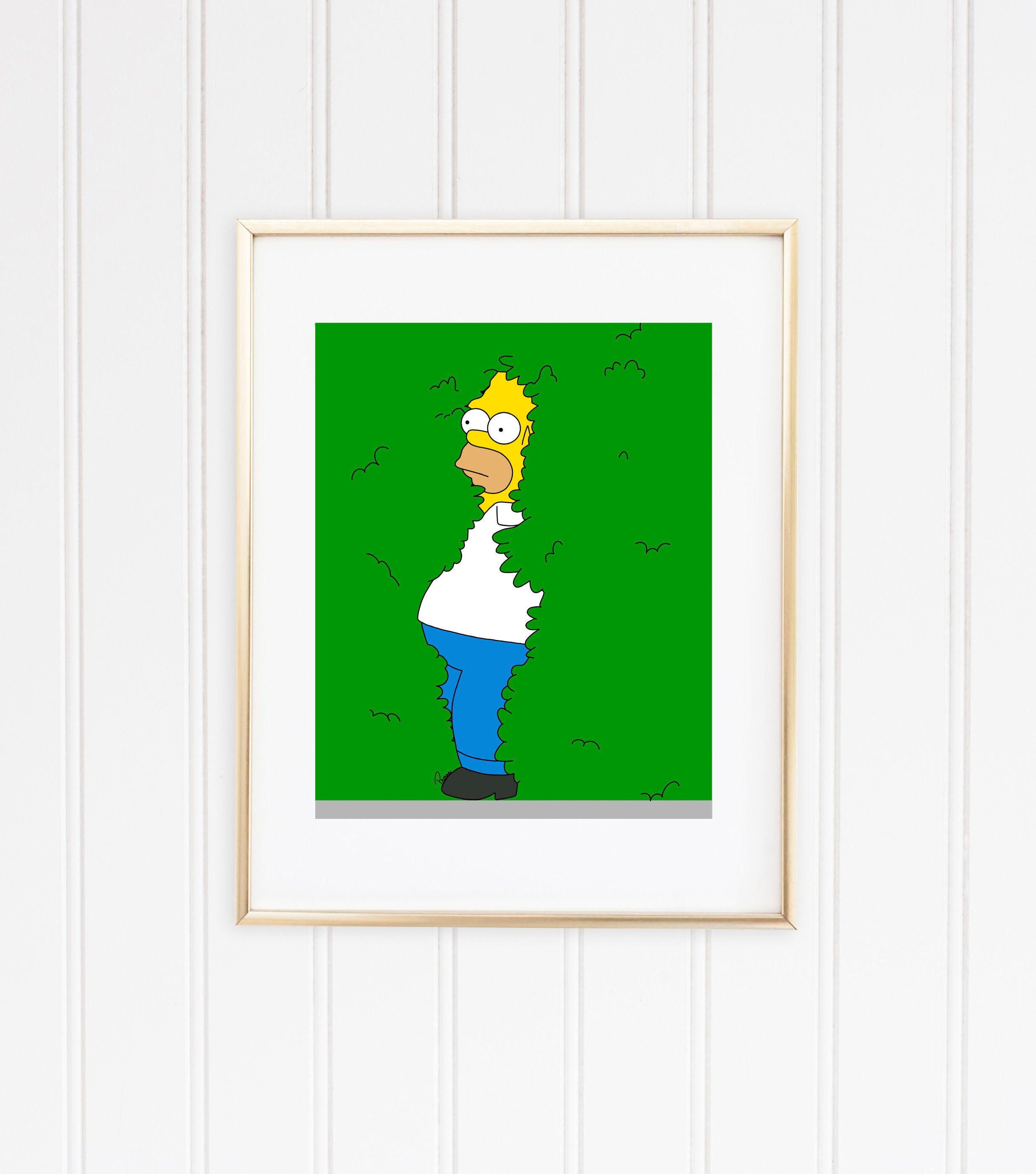 Homer Simpson Printable Wall Art Simpsons Poster Gift Simpsons TV Show ...
