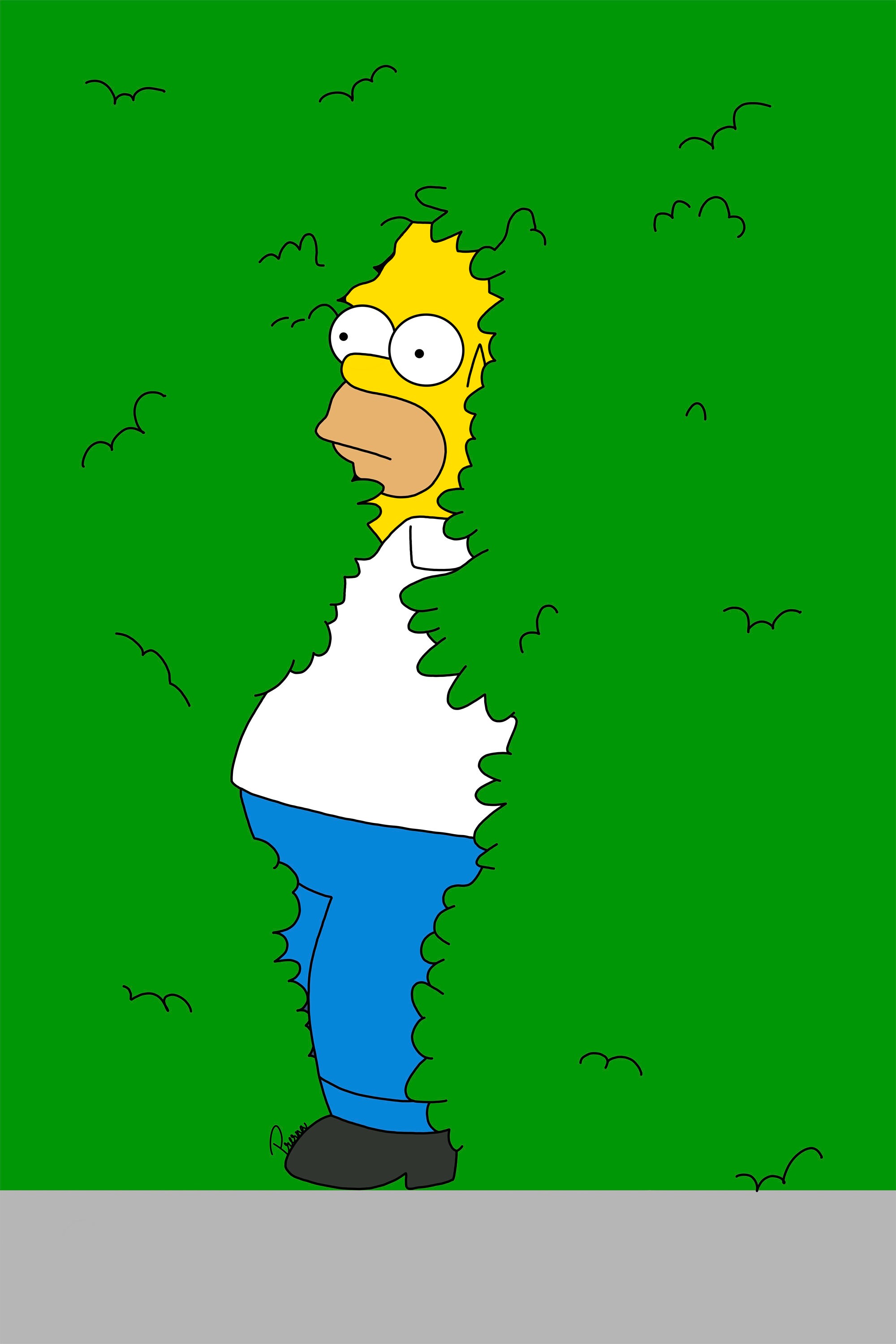 Homer Simpson Printable Wall Art Simpsons Poster Gift Simpsons TV Show ...