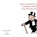 Monopoly Birthday Card: Funny Board Game Greeting (digital Download) - Etsy