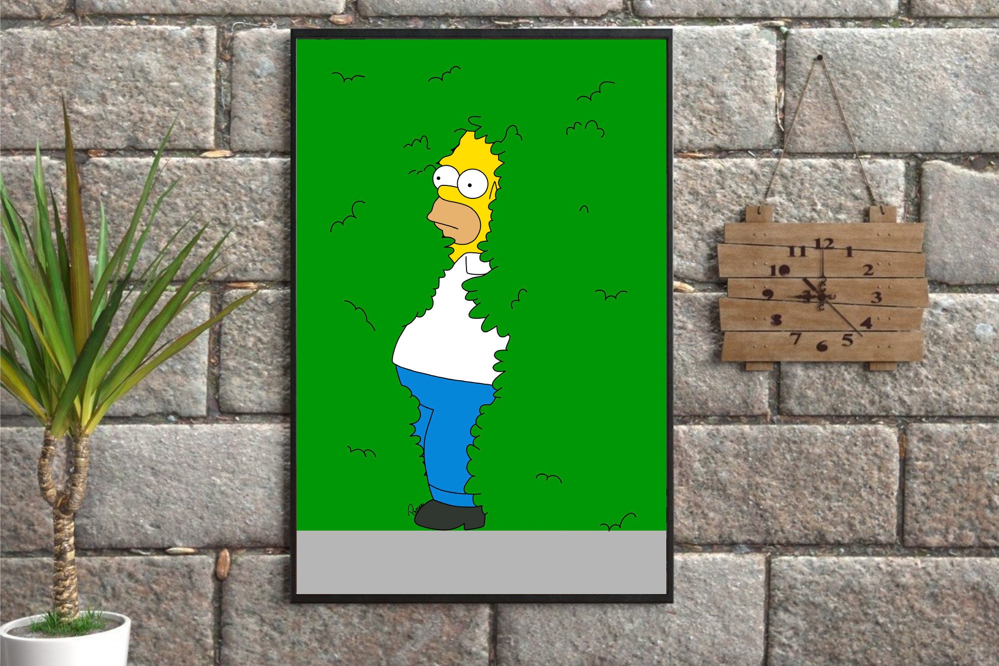 Homer Simpson Printable Wall Art Simpsons Poster Gift Simpsons TV Show ...