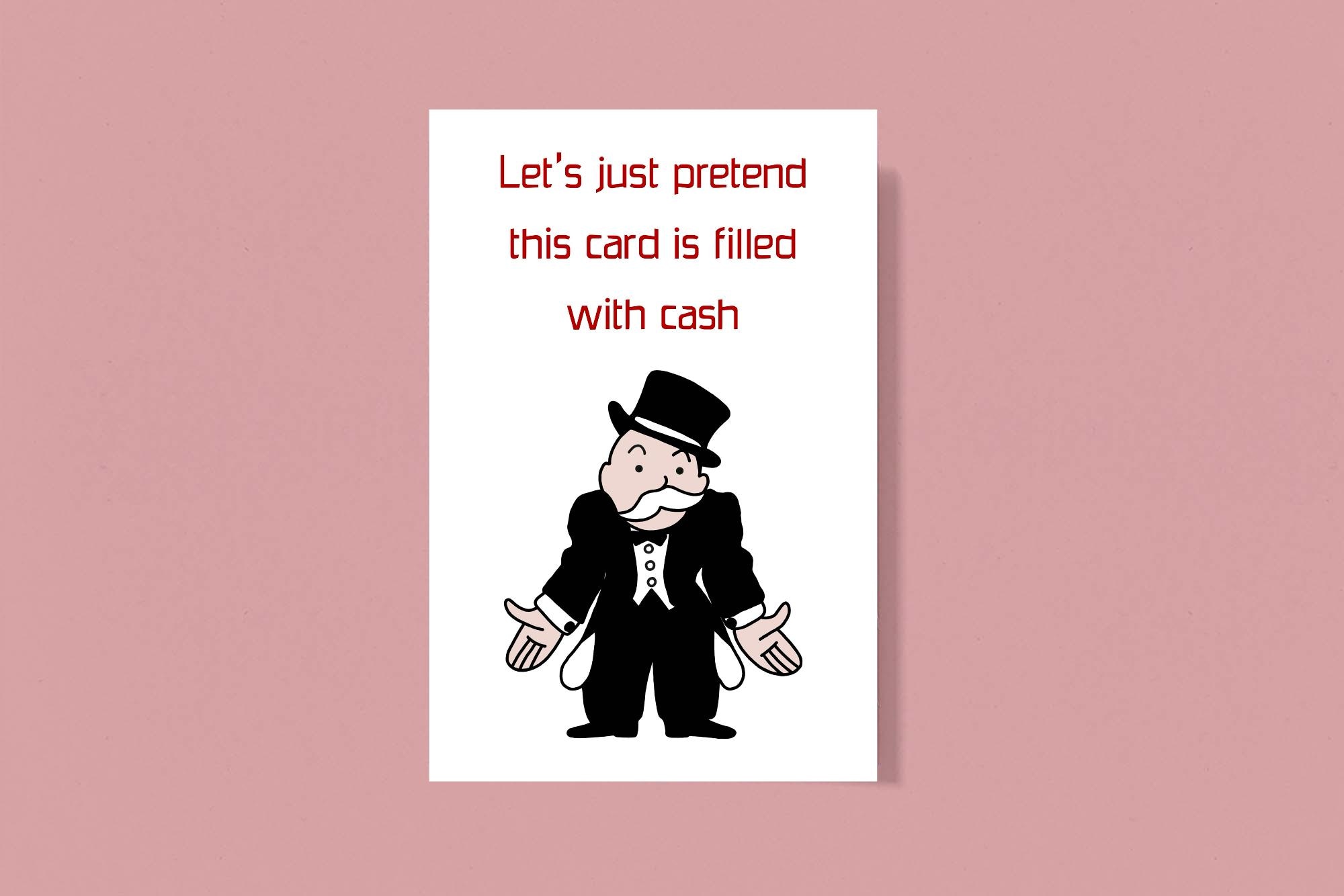 Monopoly Birthday Card: Funny Board Game Greeting Card (digital ...
