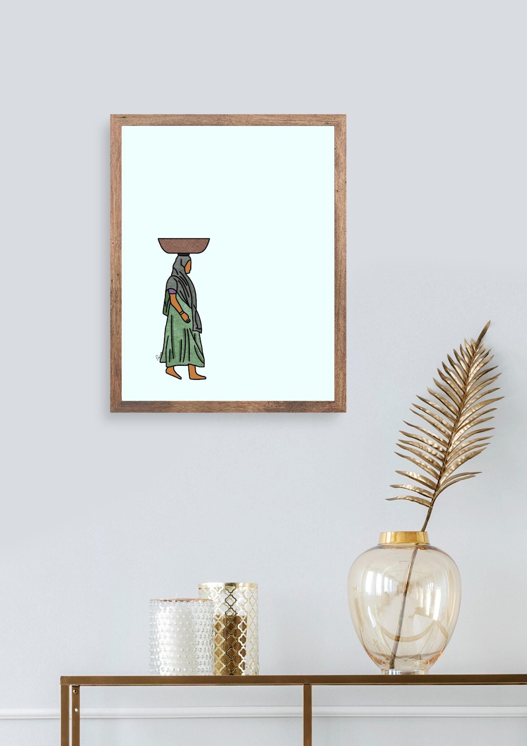 Indian Nostalgia Printable Wall Art Indian Street Seller Art Indian Art ...