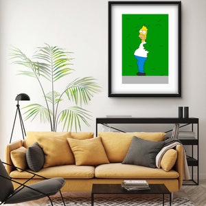 Homer Simpson Printable Wall Art Simpsons Poster Gift Simpsons TV Show ...