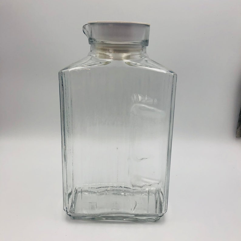 Anchor Hocking Glass Bistro Pitcher With White Stopper Clear 80 Fl Oz 2 ...