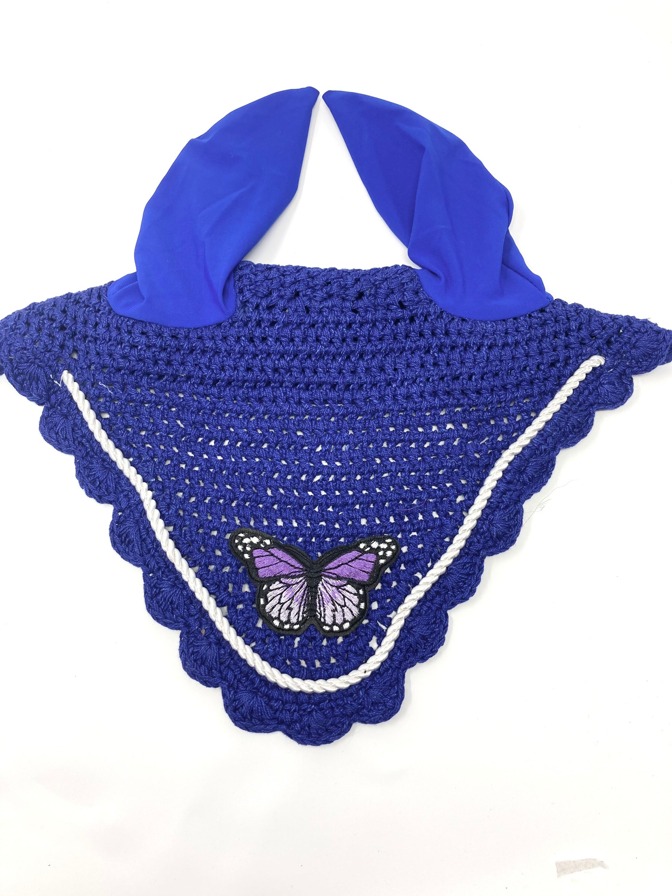 NEW Purple/Blue Butterfly Bonnet! Horse-Sized