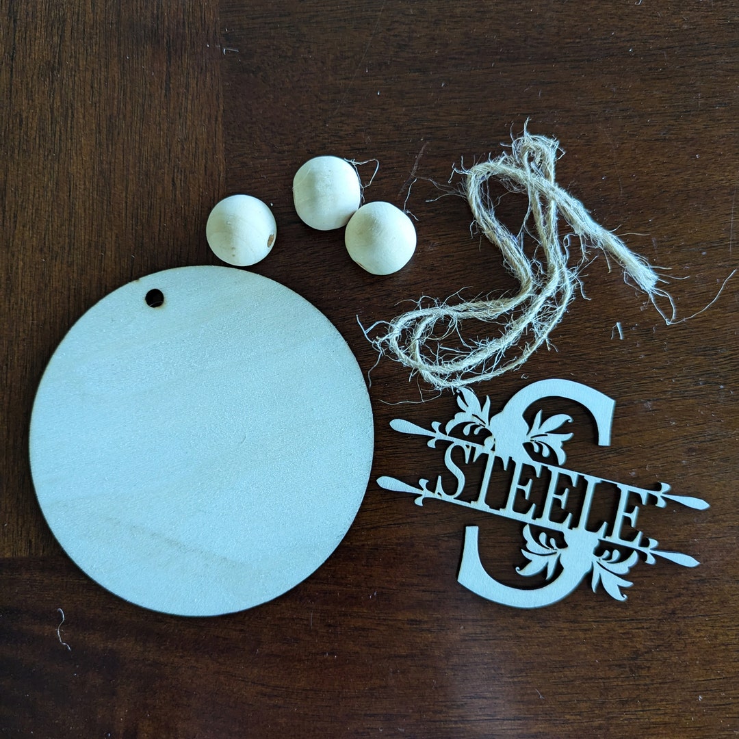 Personalized Christmas Ornament or Stocking Tag Unfinished Wood Sign ...