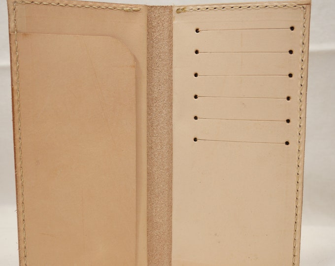 Natural Leather Roper Wallet - Etsy