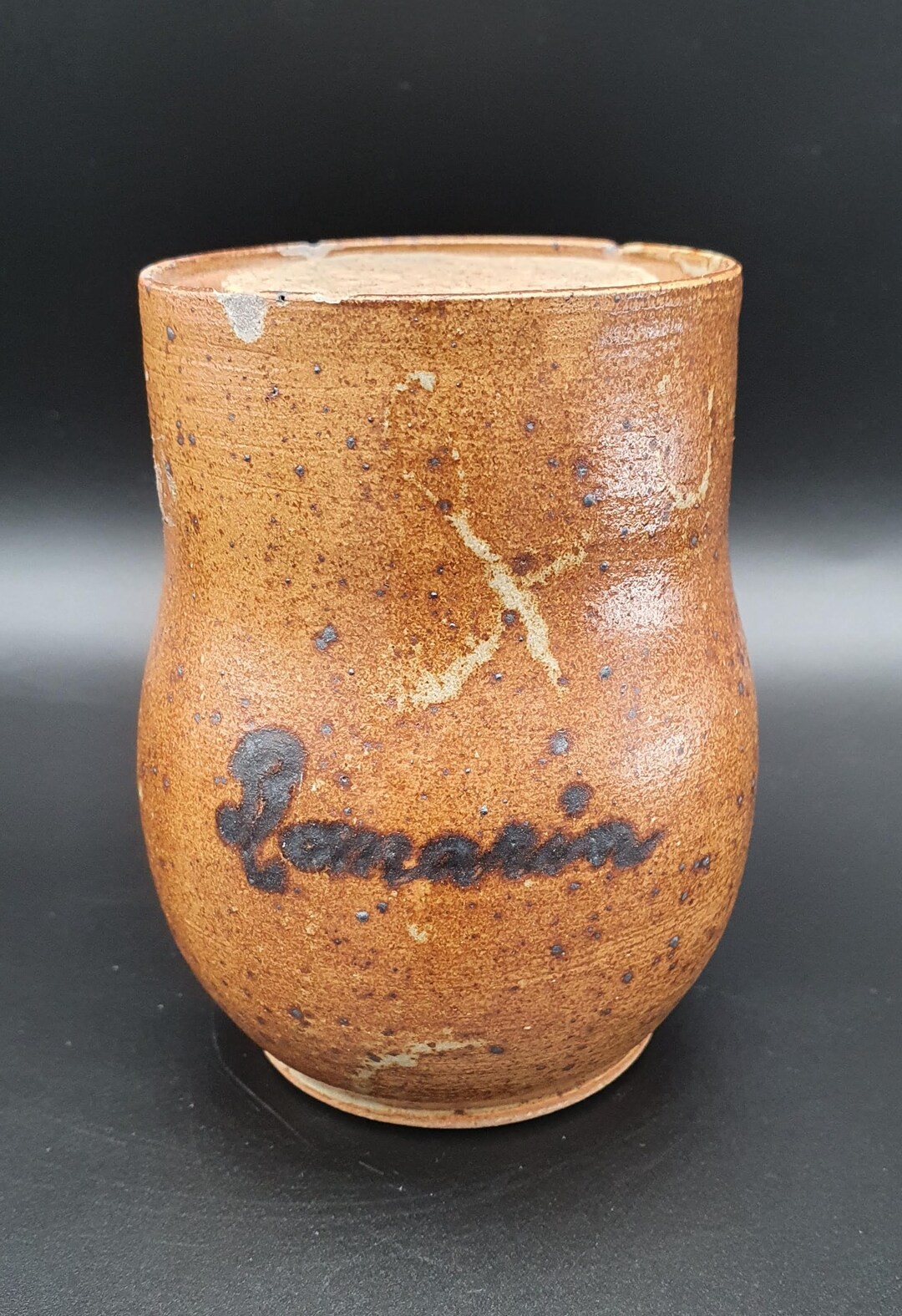 Vintage Mustard Pot ROMARIN Stoneware Spice Jar mustard - Etsy