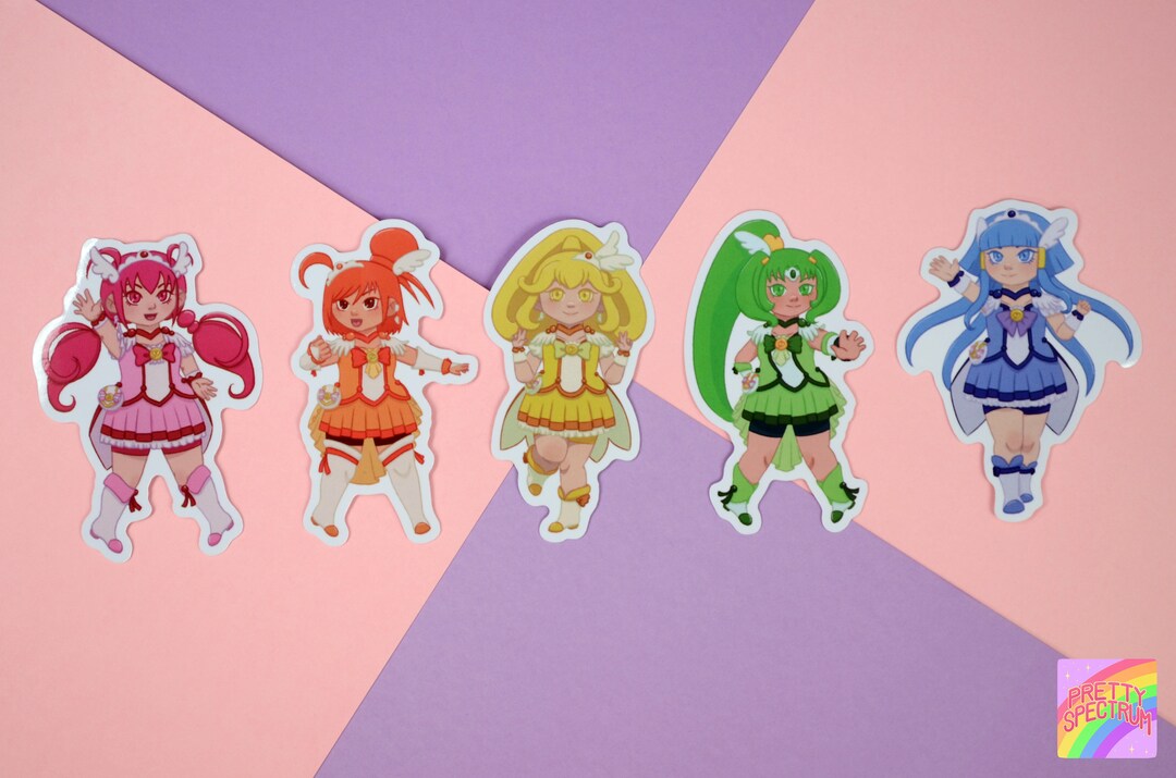 Smile Pretty Girls Vinyl Stickers - Etsy