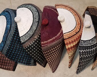 Hausa Cap/hat, Northern Nigeria Fulani Hat Mallam Hat, African Kufi Hat ...
