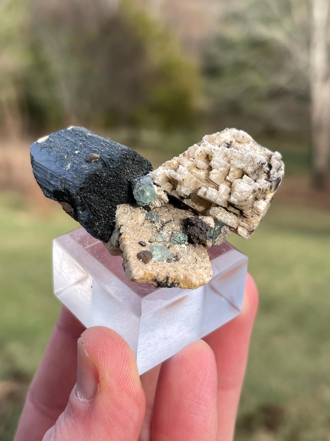 Feldspar, Fluorite, and Black Tourmaline From Erongo, Namibia - Etsy