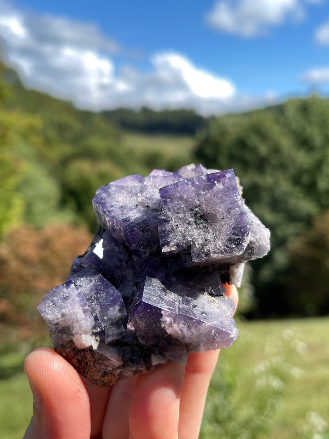 Fluorite From the Purple Rain Pocket of the Lady Annabella Mine in ...