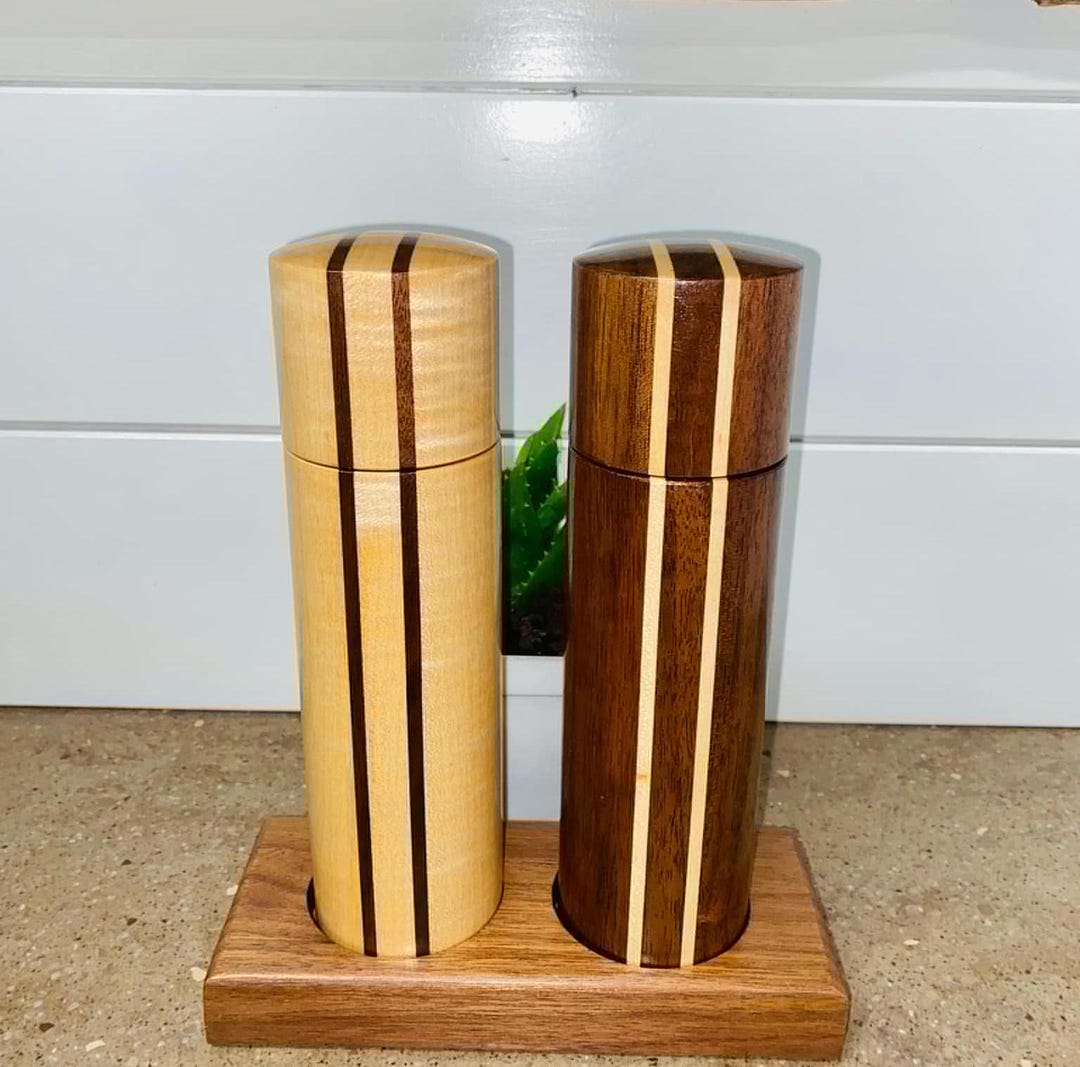 Segmented Set of Salt and Pepper Mills - Etsy