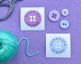Custom White Fabric Clothing Labels Product Tags Handmade Items ...