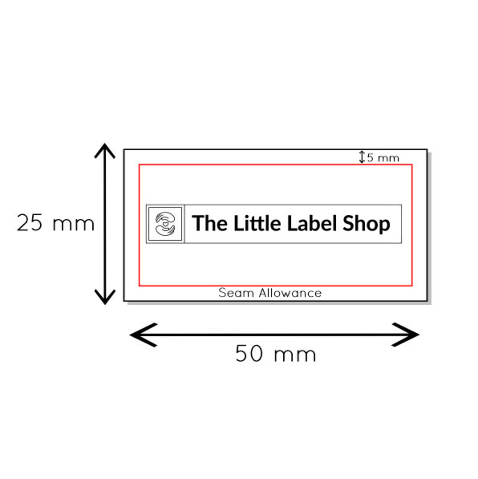 Flat Lay Fabric Garment Product Tags for Handmade Items - Etsy