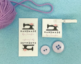 Flat Lay Fabric Garment Square Product Tags for Handmade Items - Etsy