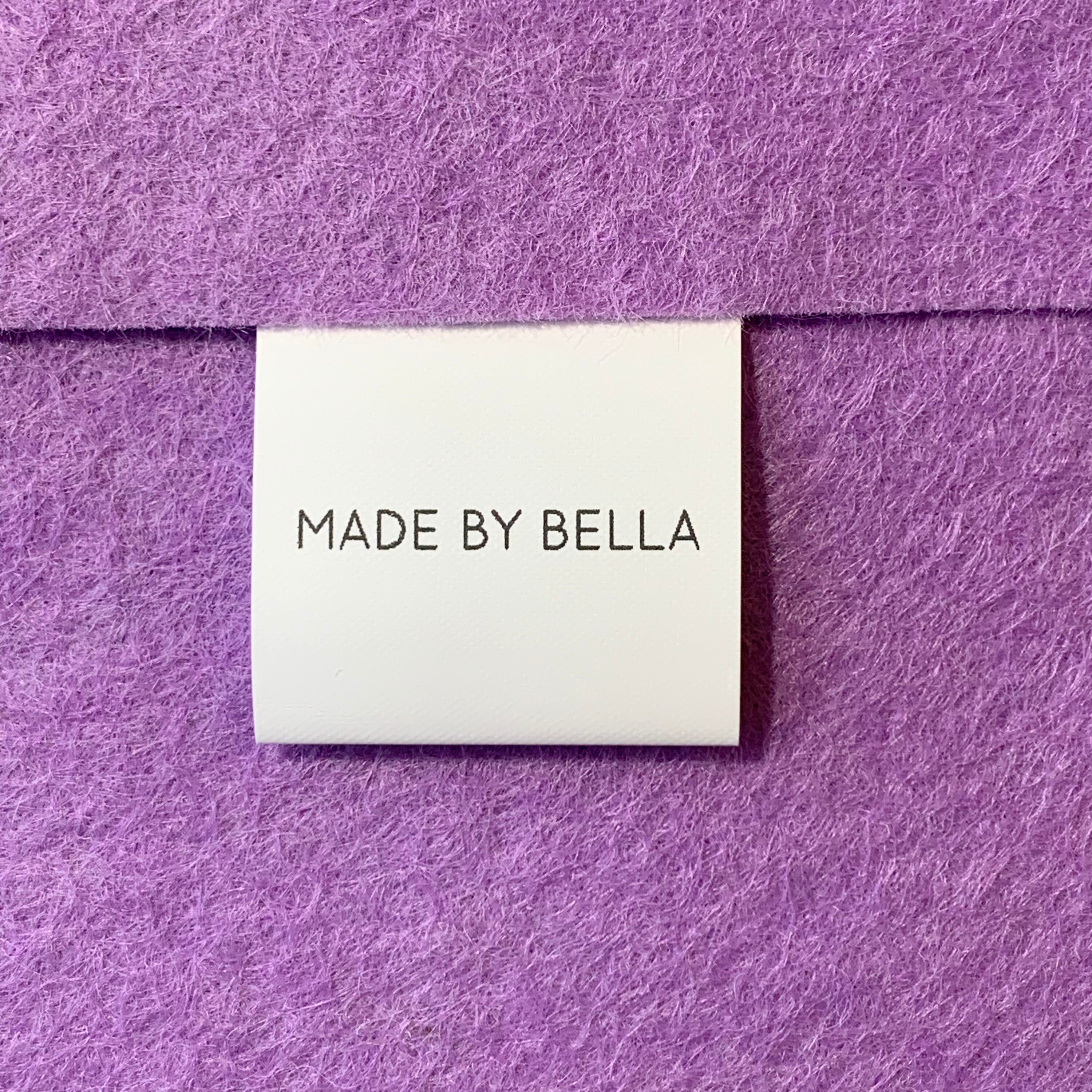 Set 50 Sew on Custom Clothing Labels Tags for Handmade Items Full Color ...