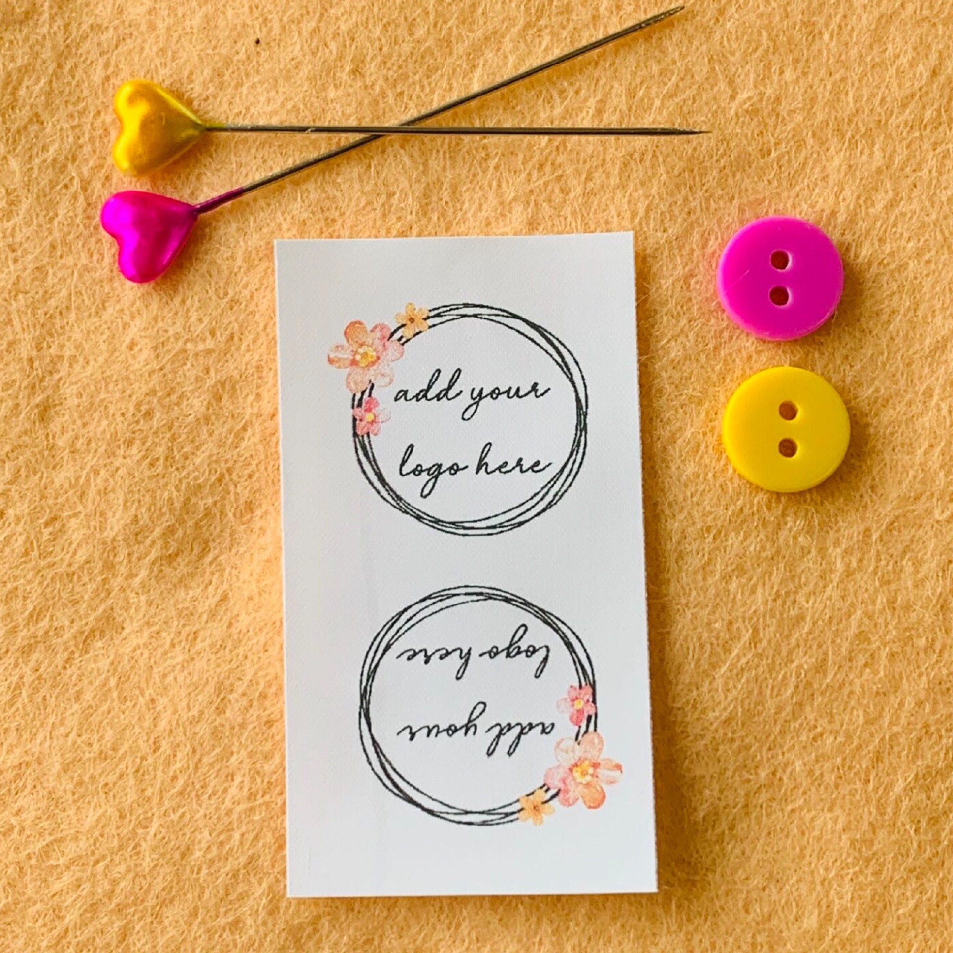 Custom White Fabric Clothing Labels Product Tags Handmade - Etsy