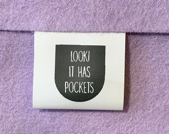 Custom White Fabric Clothing Labels Product Tags Handmade Items ...