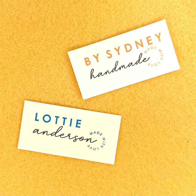 Custom Sewing Labels - Etsy