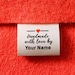 Custom White Fabric Clothing Labels Product Tags Handmade Items ...