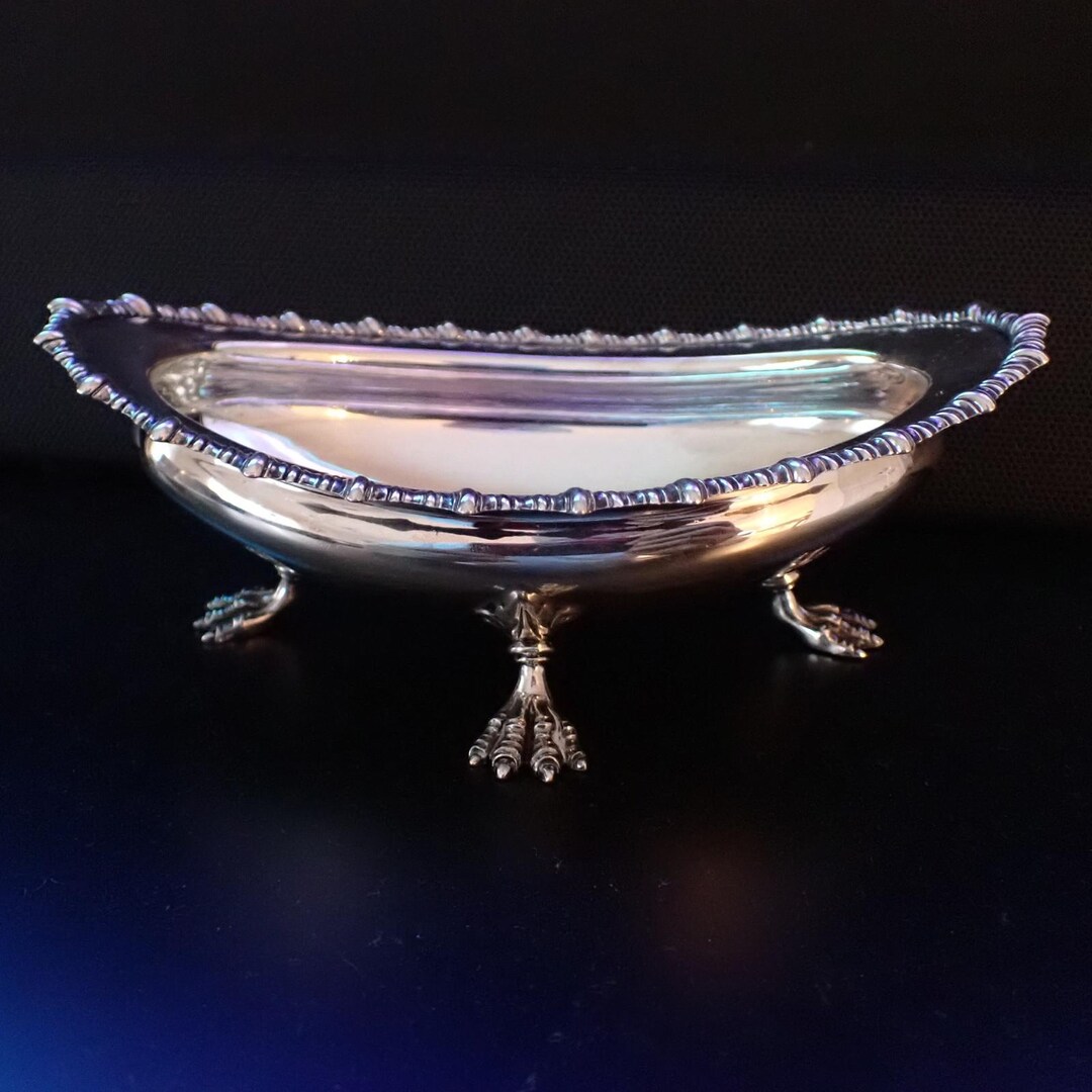 Antique Sterling Silver (925) Dragon Feet Bowl Made by James Dixon ...