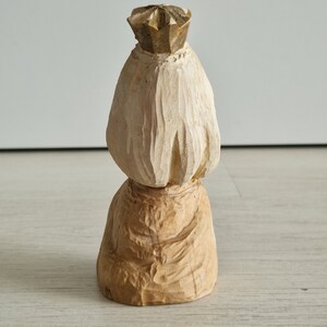 Henning Vintage Hand Carved Wooden Norwegian Troll Princess (6 Inches ...