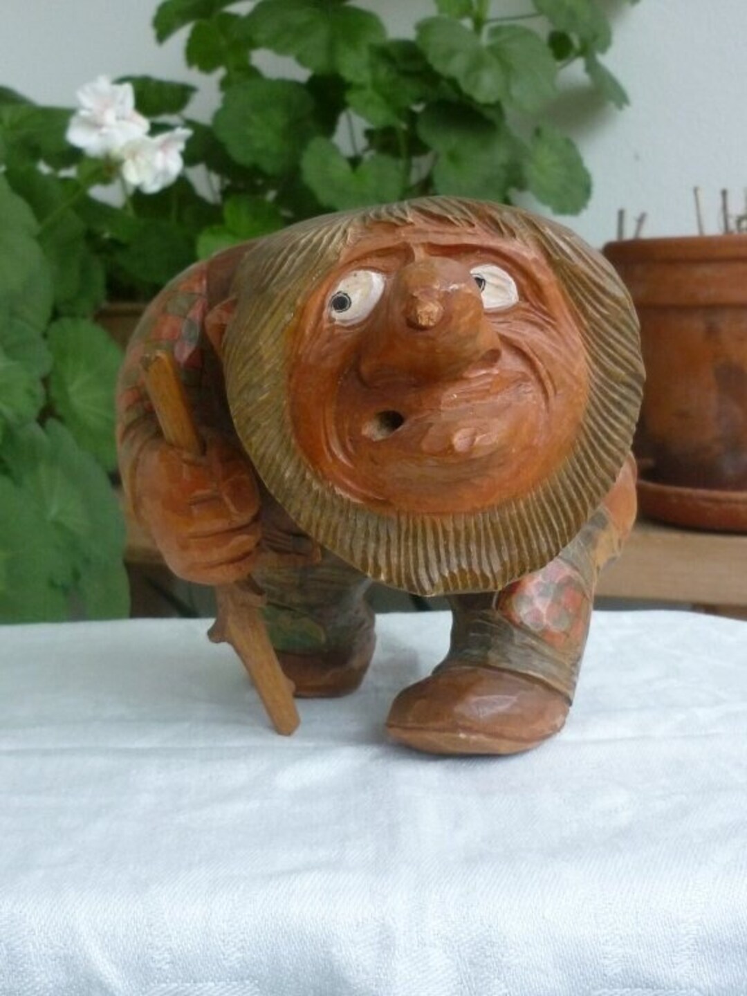 Anton Sveen Vintage Norwegian Hand Carved Wooden Troll - Etsy