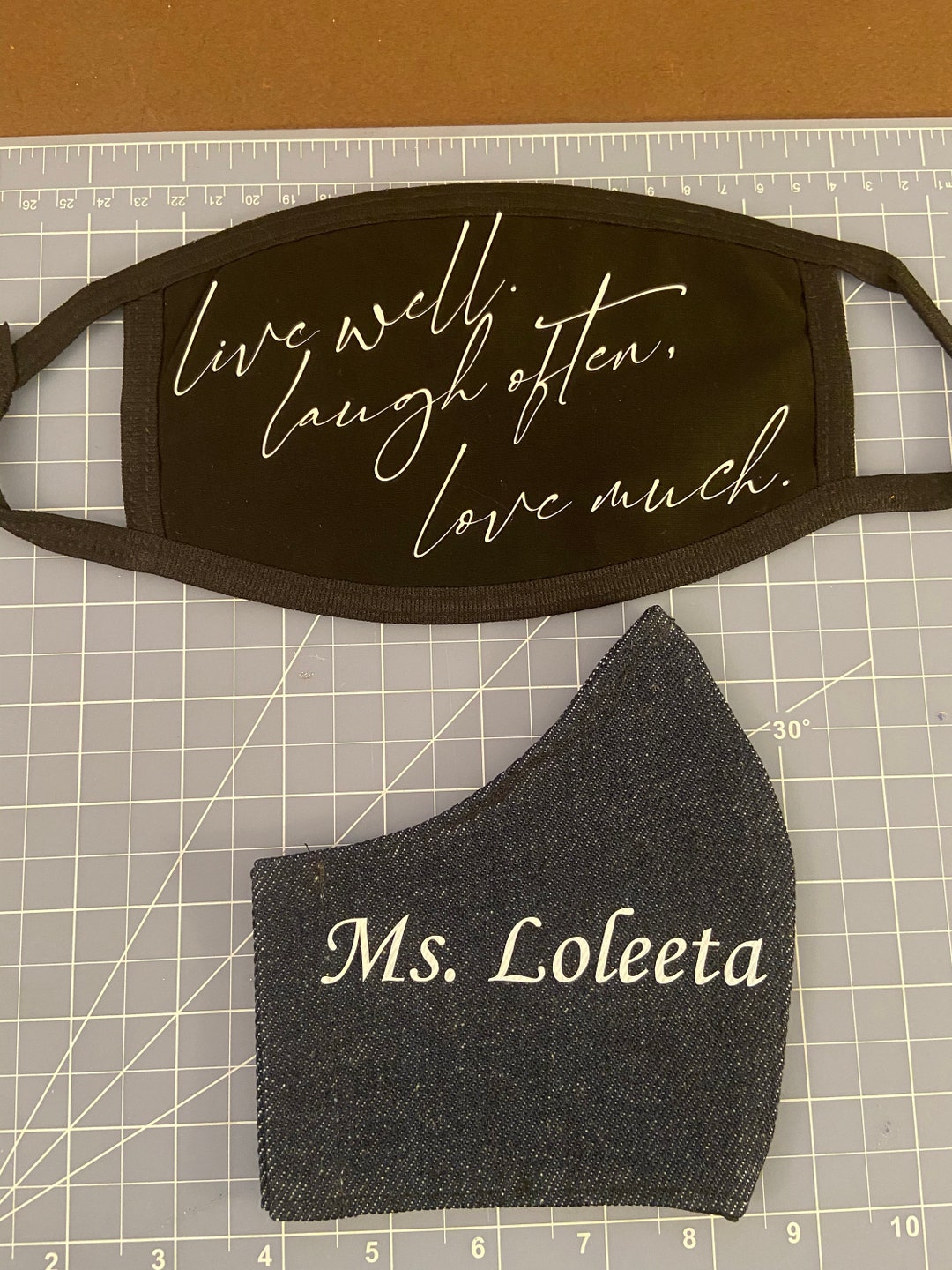 Custom Name Mask - Etsy