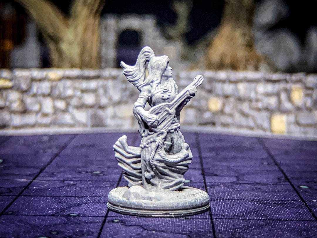 Female Bard / Lyre / Spellcaster / Musical / Tabletop Games / RPG / 3D ...