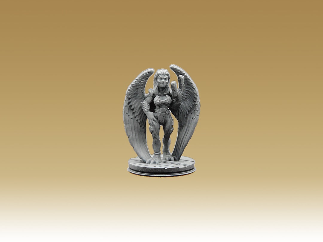 Space Harpy | Alien Bird Scout | Winged | Space | 3D Printed Sci-fi ...