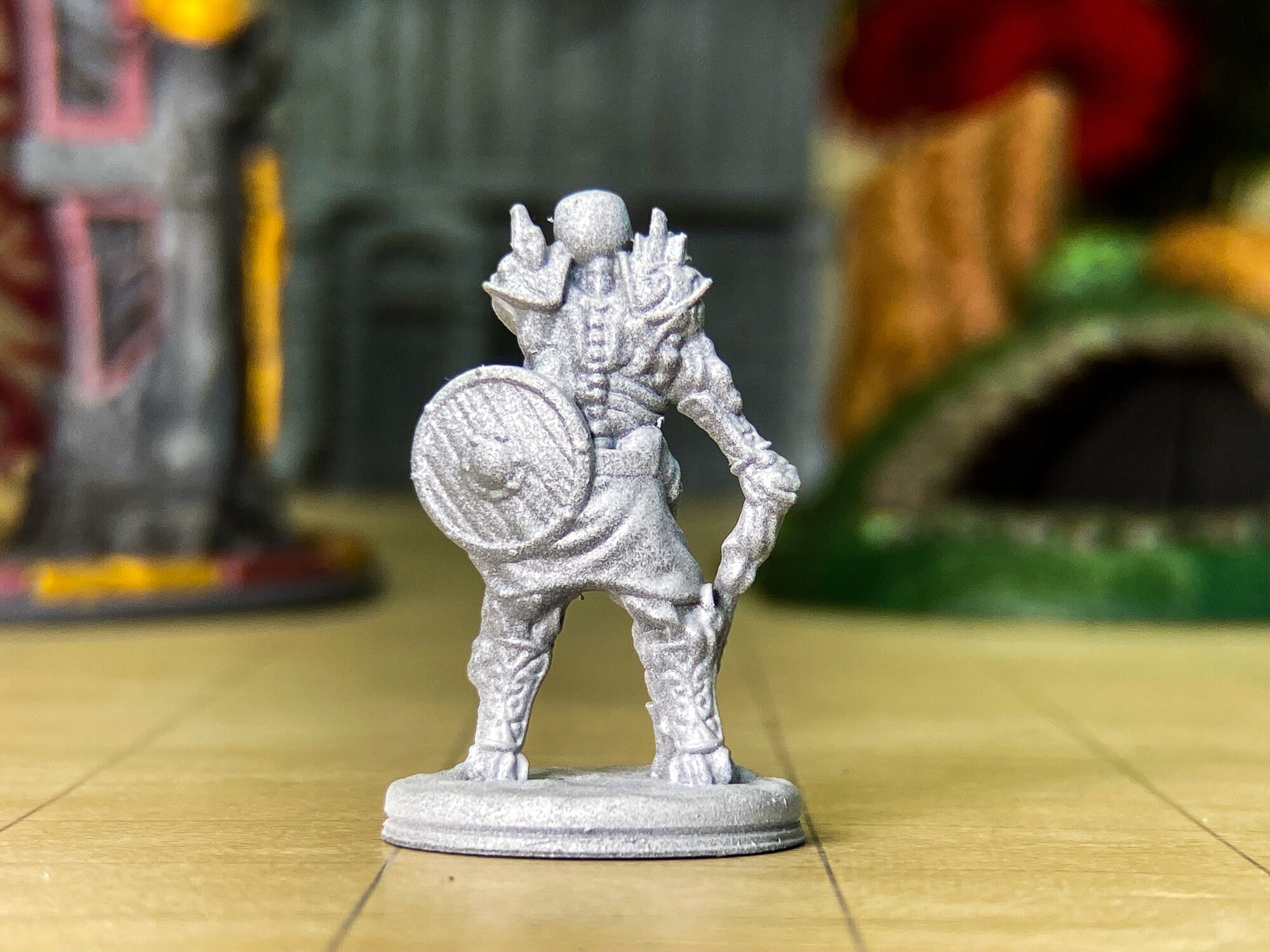 Frozen Skeleton / Mace and Shield / Monster / Tabletop Games / - Etsy