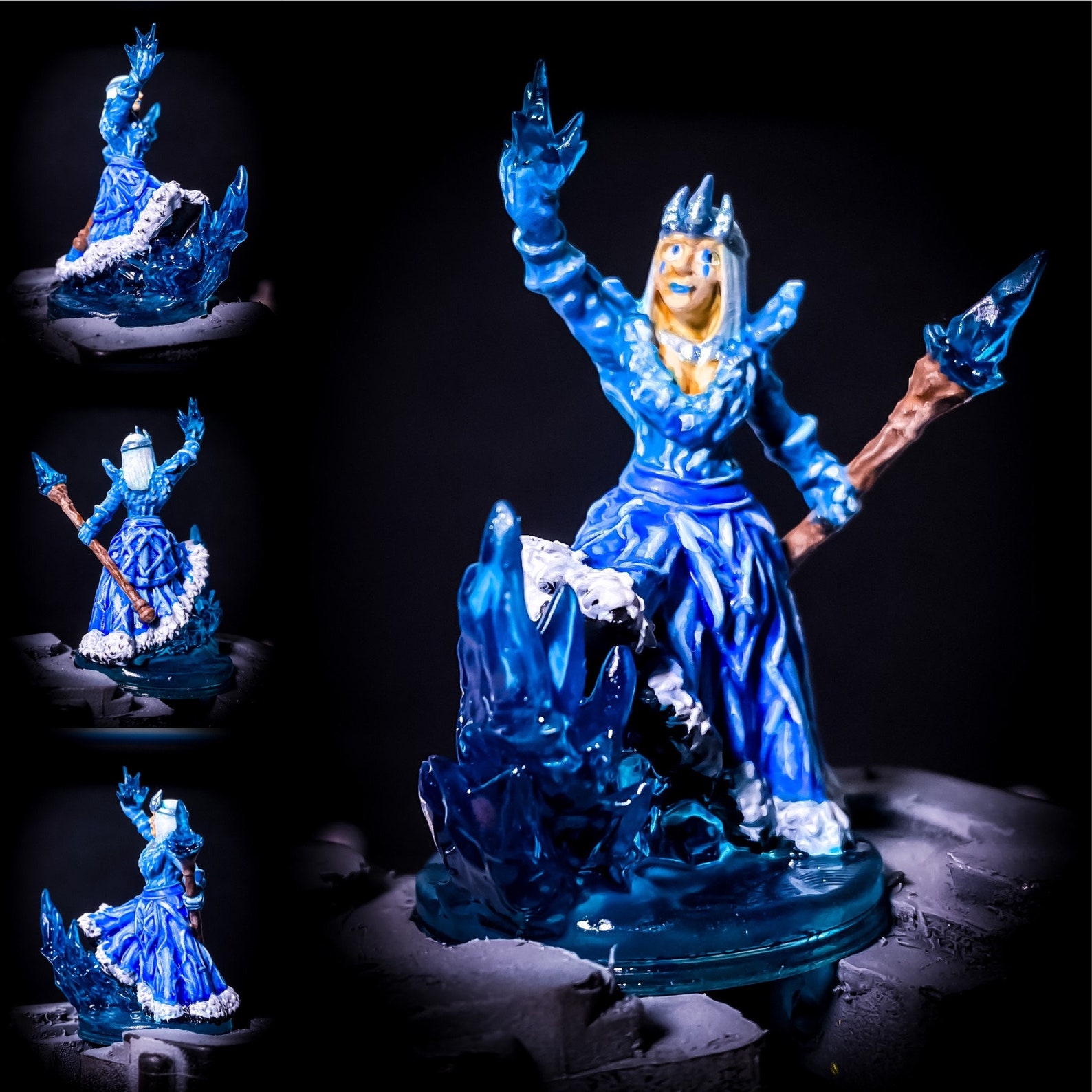 Ice Sorceress / Monster / Tabletop Games / RPG / Dungeons and | Etsy