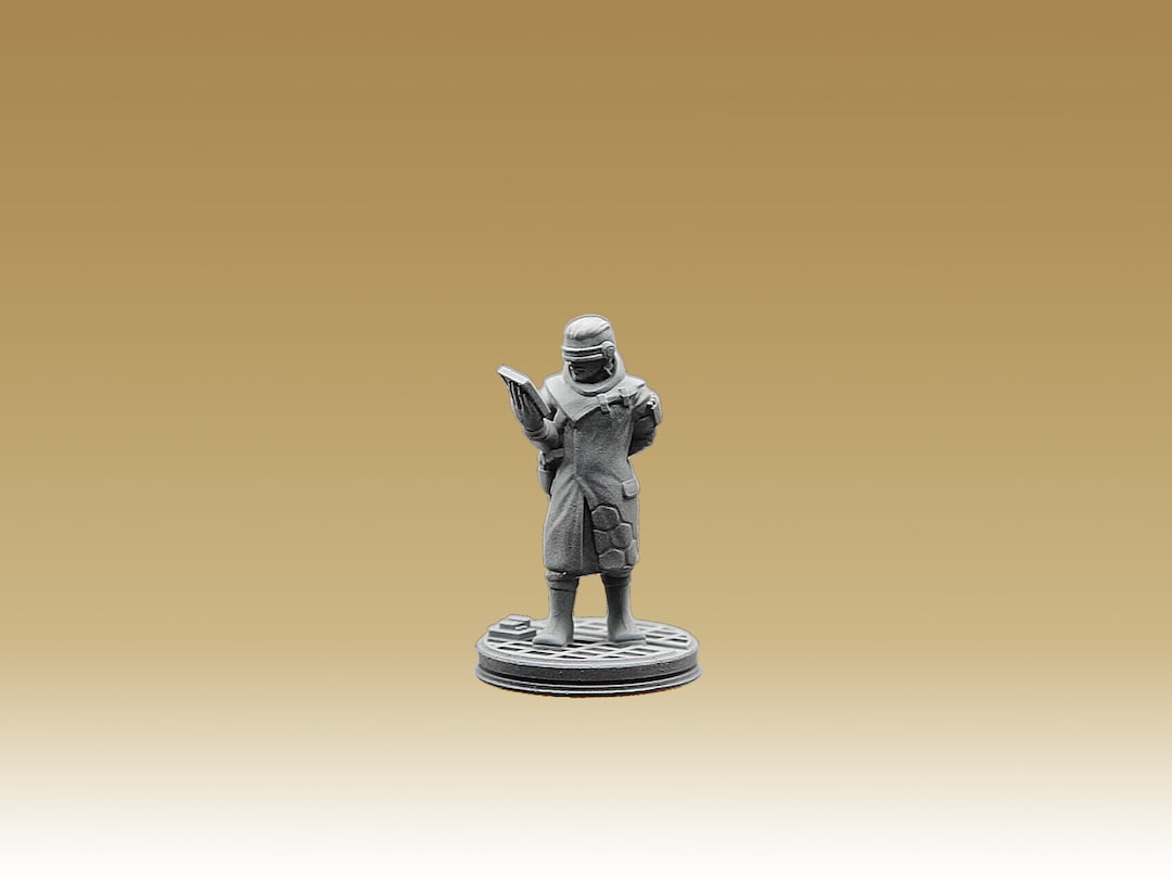 Corporate Human Hacker Thief Space Syndicate Agent 3D Printed Sci-fi ...