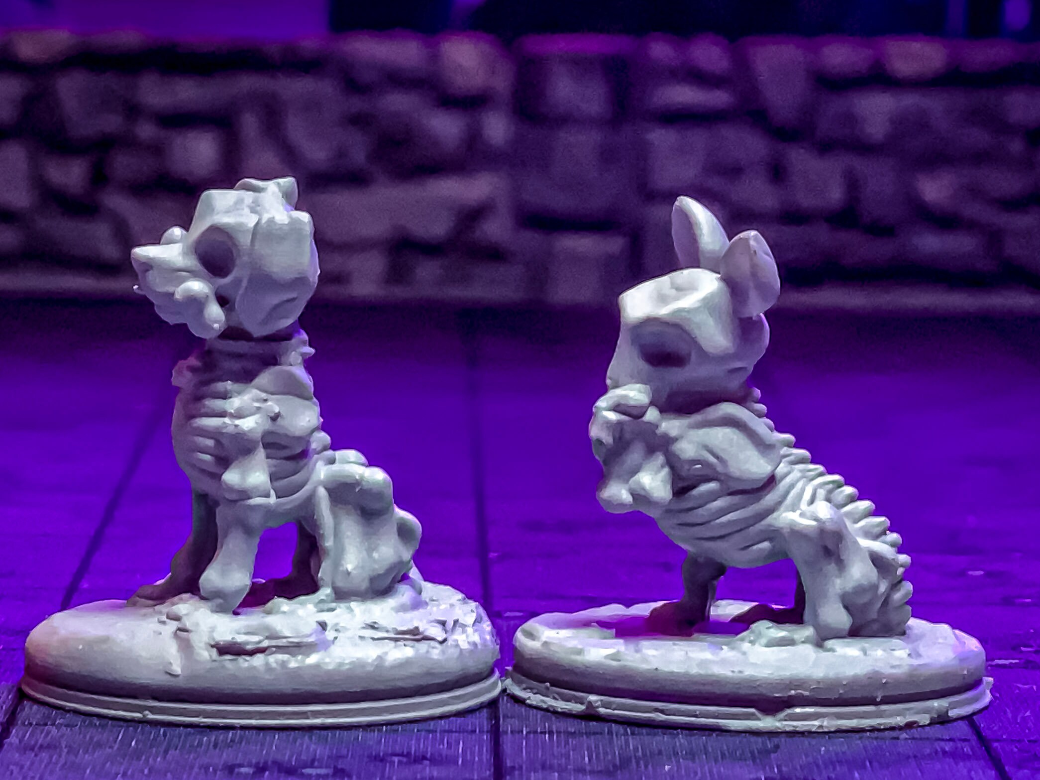 Skeletal Dog & Cat / Pets / Undead / Tabletop Games / RPG / 3D | Etsy