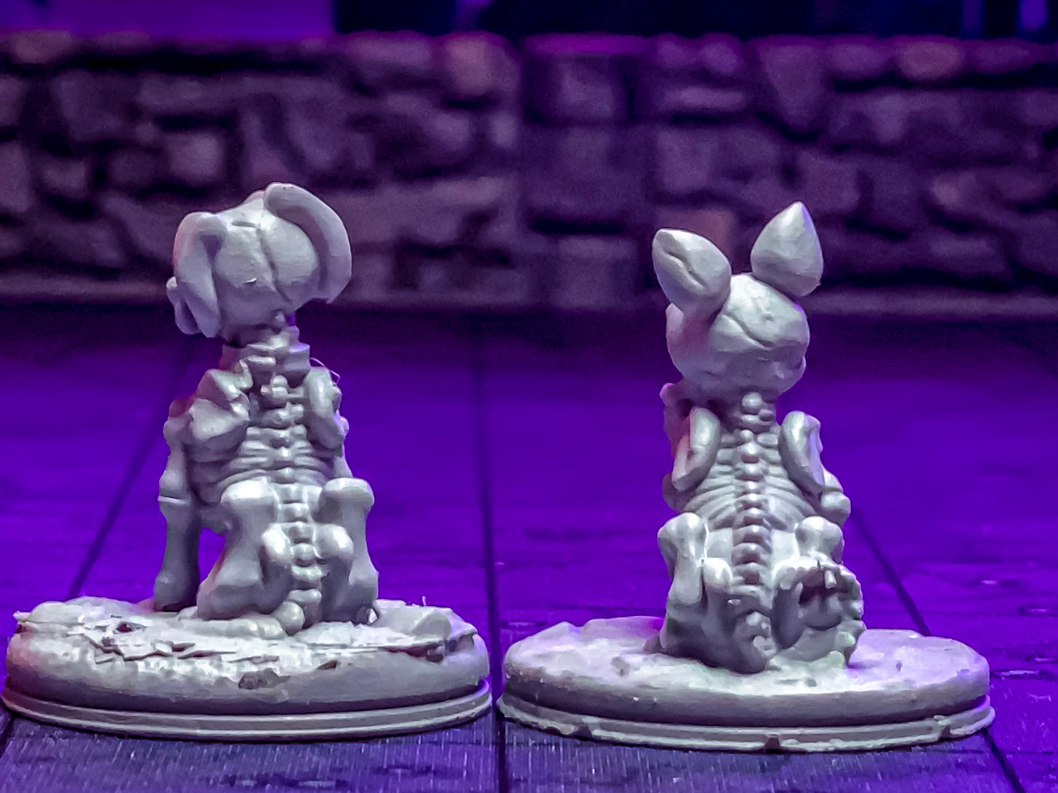 Skeletal Dog & Cat / Pets / Undead / Tabletop Games / RPG / 3D | Etsy
