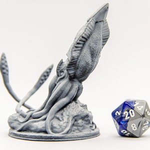 Giant Squid / Large / Beast / Tabletop Games / RPG / 3D Printed / Resin ...