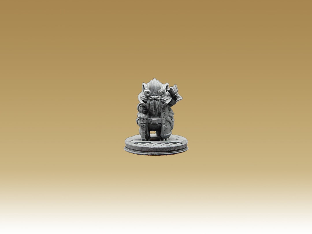 Small Fuzzy Alien Noble | Spelljammer | Space | Six Arms | 3D Printed ...