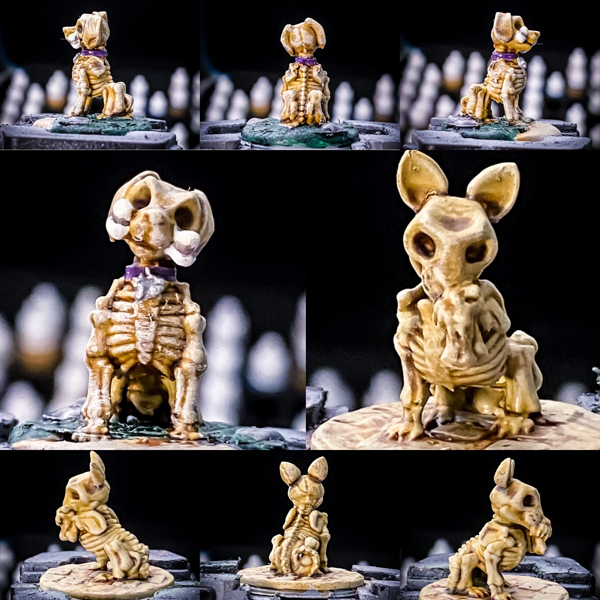 Skeletal Dog & Cat / Pets / Undead / Tabletop Games / RPG / 3D | Etsy