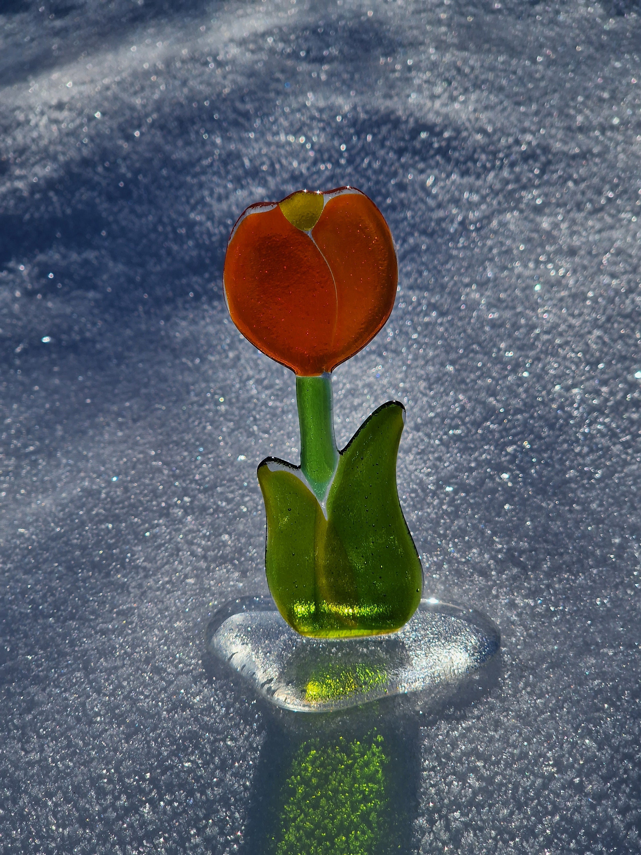Glass Tulip - Etsy