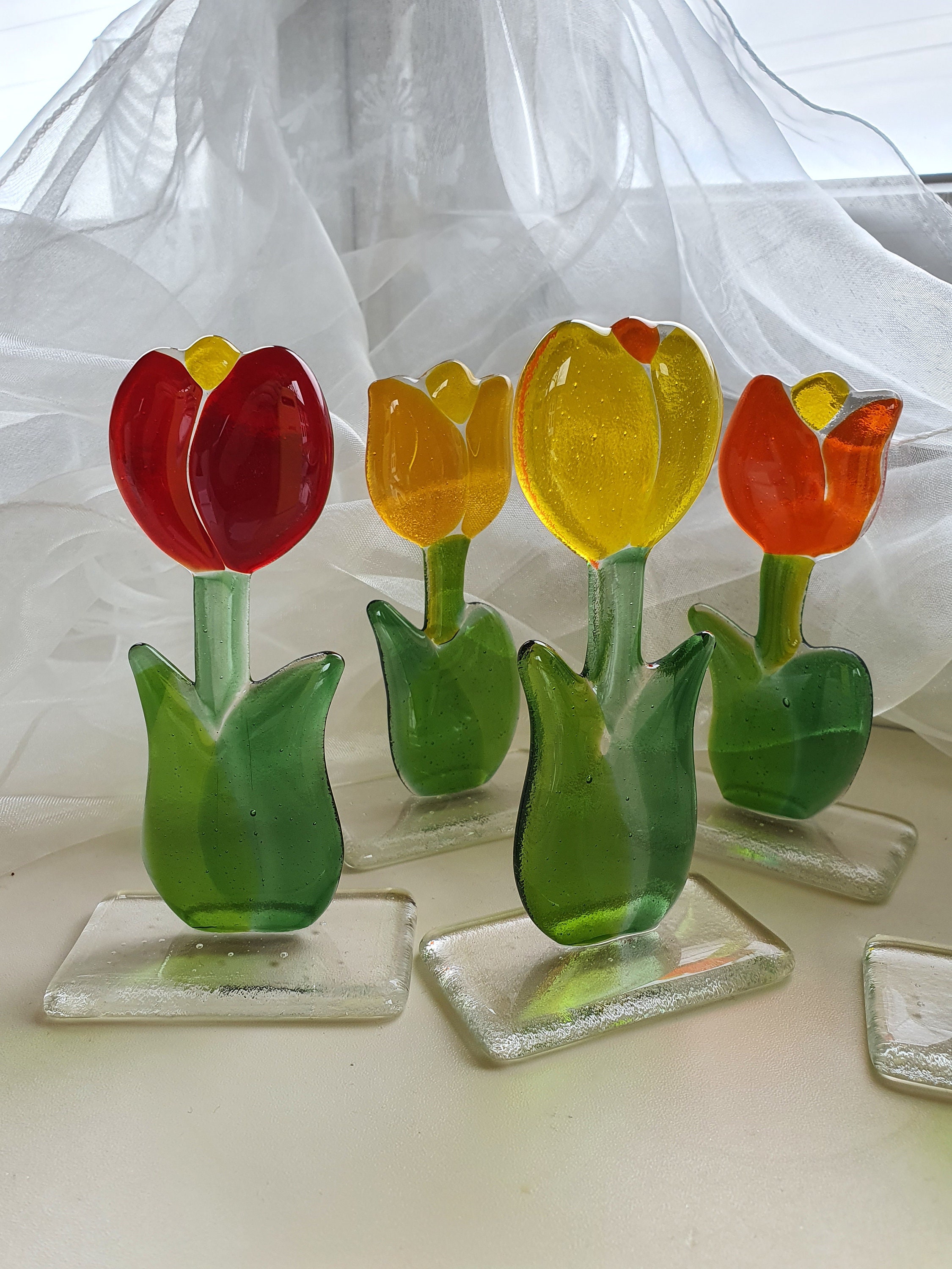 Glass Tulip - Etsy