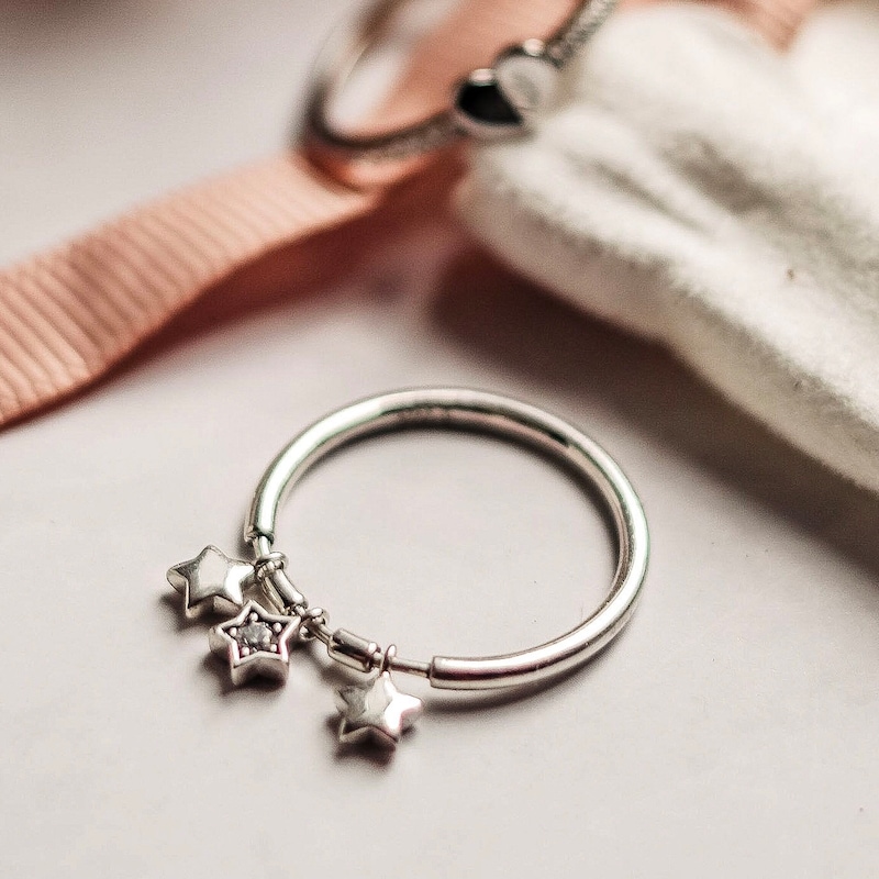 Dangle Charm Ring - Etsy