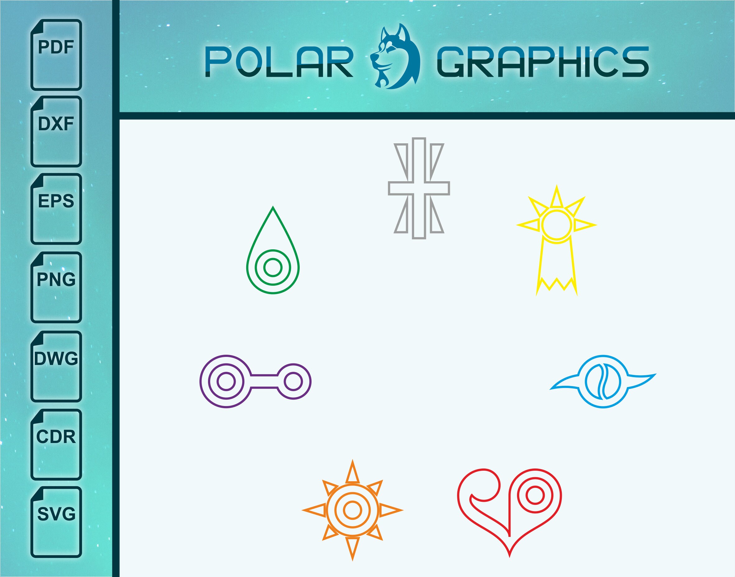 Símbolos del escudo de armas de Digimon Adventure - Etsy España