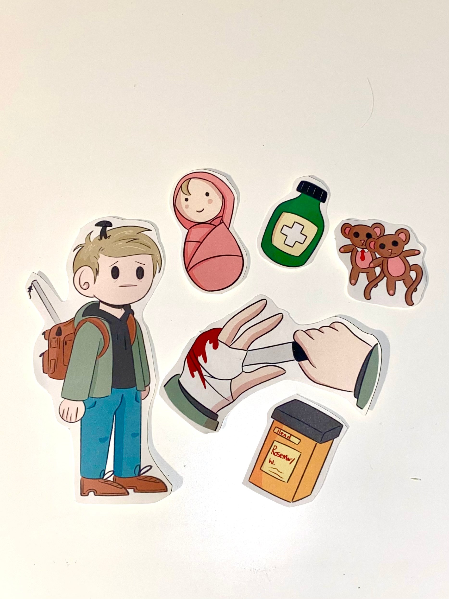 Mold Man Sticker Set Ethan Winters Resident Evil Village Stickers - Etsy UK