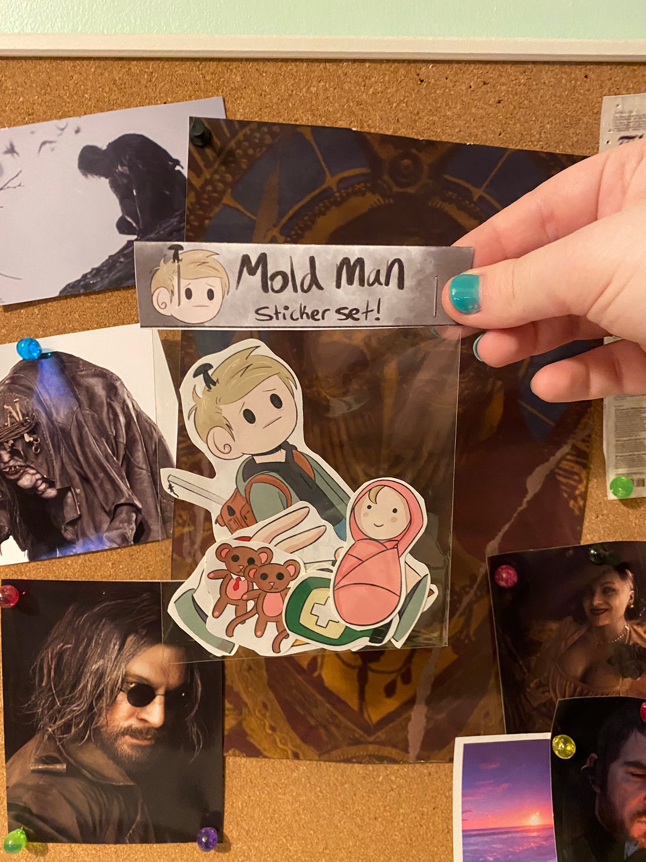 Mold Man Sticker Set Ethan Winters Resident Evil Village Stickers - Etsy UK