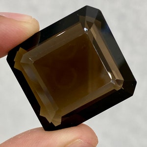 Beautiful Smoky Quartz Huge Stone Square Cut Shape 28x28mm Size. - Etsy