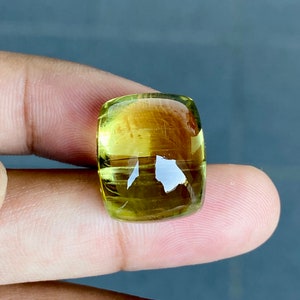 27.35CTS! Natural Beryl Cushion Shape Cabochon. Unheated Beryl Gems ...