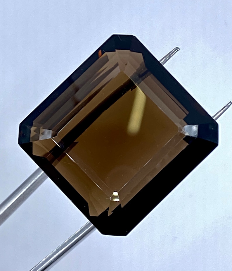 Beautiful Smoky Quartz Huge Stone Square Cut Shape 28x28mm Size. - Etsy